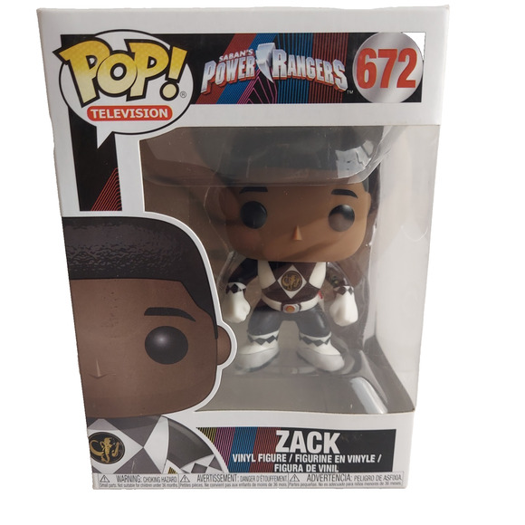 Funko | Toys | Funko Pop Television Power Rangers Black Ranger Zack 672 ...